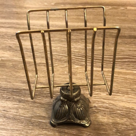 Vintage | Dining | Vintage Hollywood Regency Style Brass Metal Napkin ...